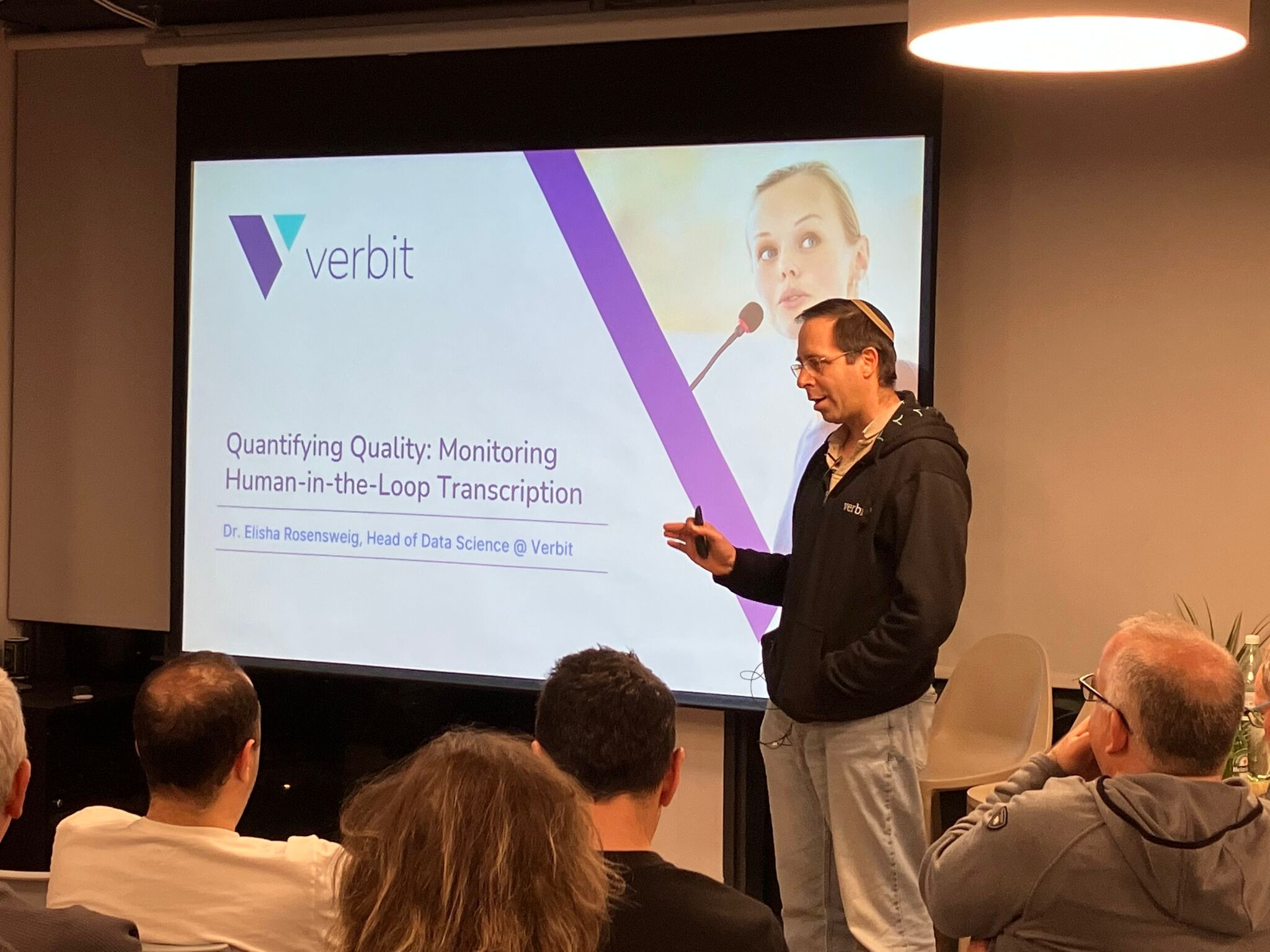 Verbit במפגש מקצועי בנושא השילוב בין AI לעובדים - אייס